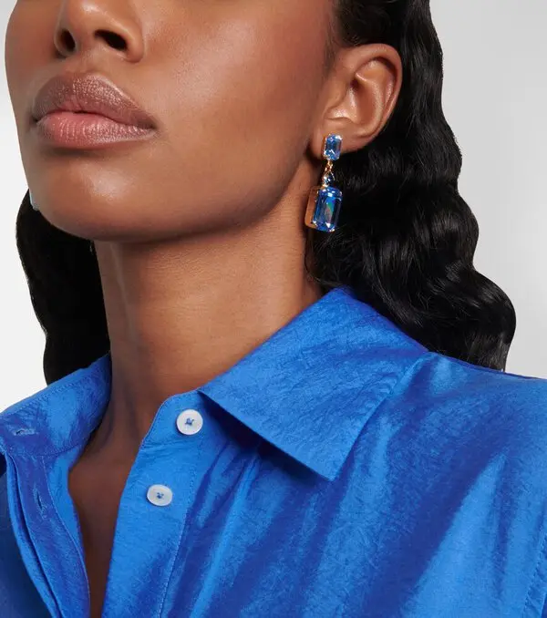JENNIFER BEHR Justine Drop Earrings - Blue