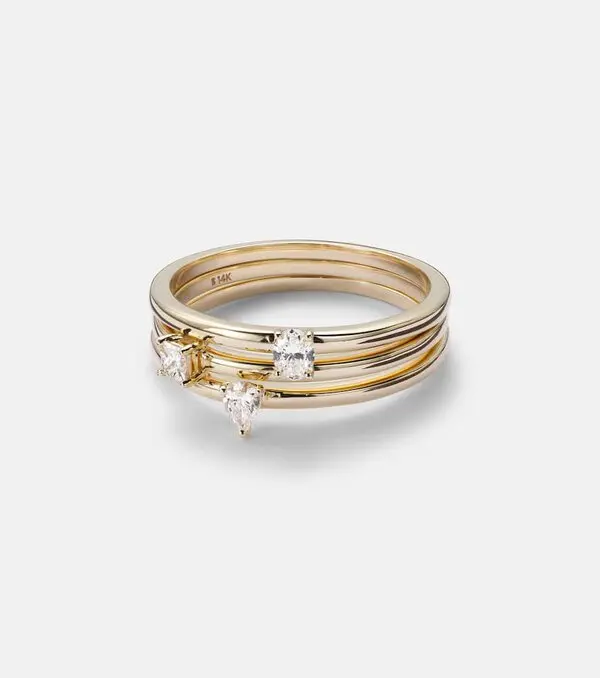 STONE AND STRAND 14kt Yellow Ring With Diamonds - Gold