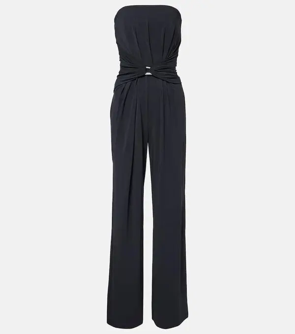 Max Mara Fiero Draped Jumpsuit - Black