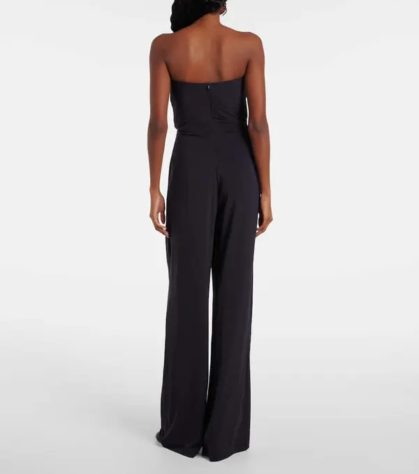 Max Mara Fiero Draped Jumpsuit - Black