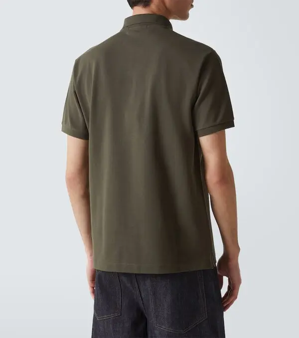 Stone Island Compass Cotton Piqué Polo Shirt