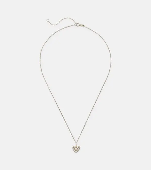 STONE AND STRAND Piece Of My Heart Sparkle Necklace - Gold