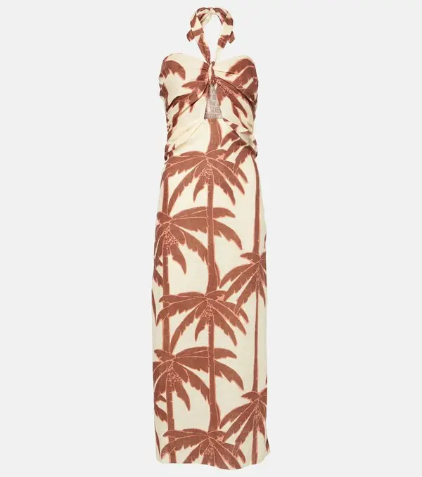 Johanna Ortiz Water Adventure Printed Maxi Dress - Multicoloured