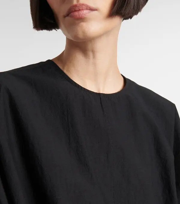 TOTEME Cotton-blend Top - Black