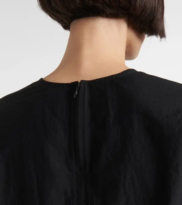 TOTEME Cotton-blend Top - Black