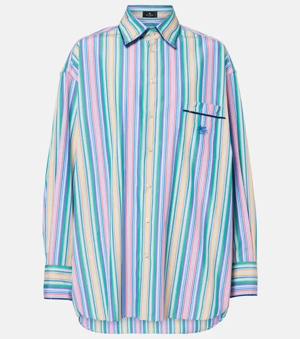 Etro Striped Cotton Shirt