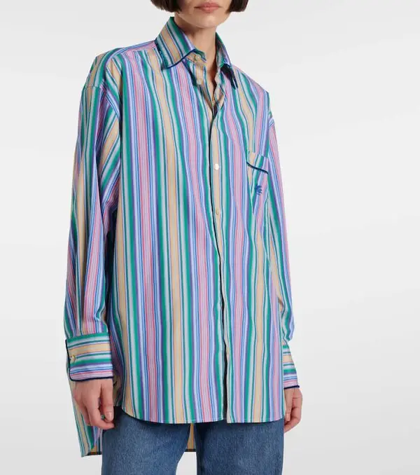 Etro Striped Cotton Shirt