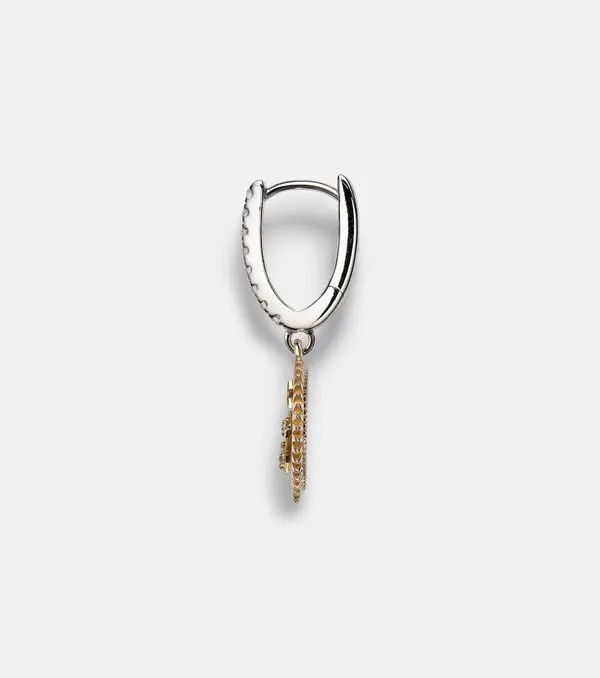 FOUNDRAE Dream Mini Single Earring With Diamonds
