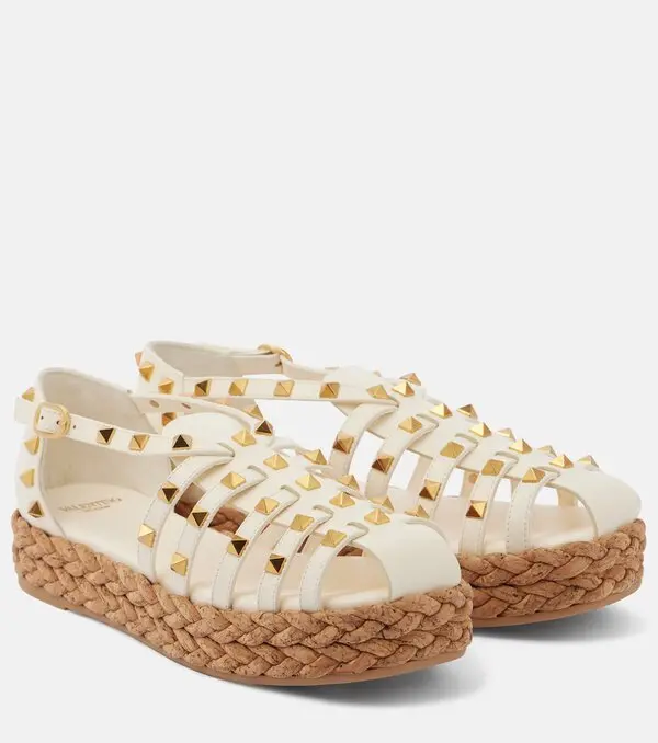 Valentino Garavani Rockstud Fisherman Sandals