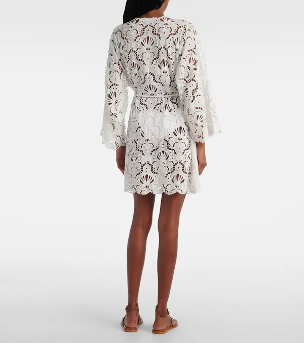 broderie beach dress Matteau Broderie Tank Mini Dress