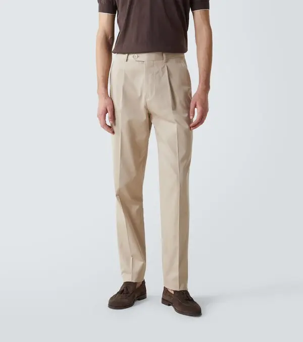 Brunello Cucinelli Cotton And Cashmere Suit - Beige