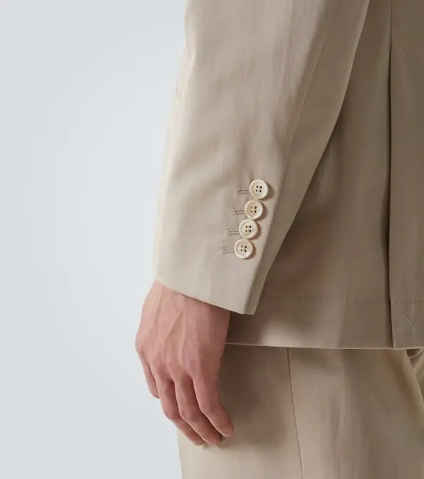 Brunello Cucinelli Cotton And Cashmere Suit - Beige