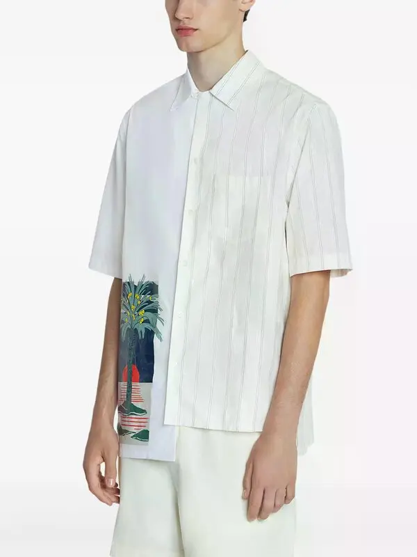 LANVIN Panelled Shirt - White