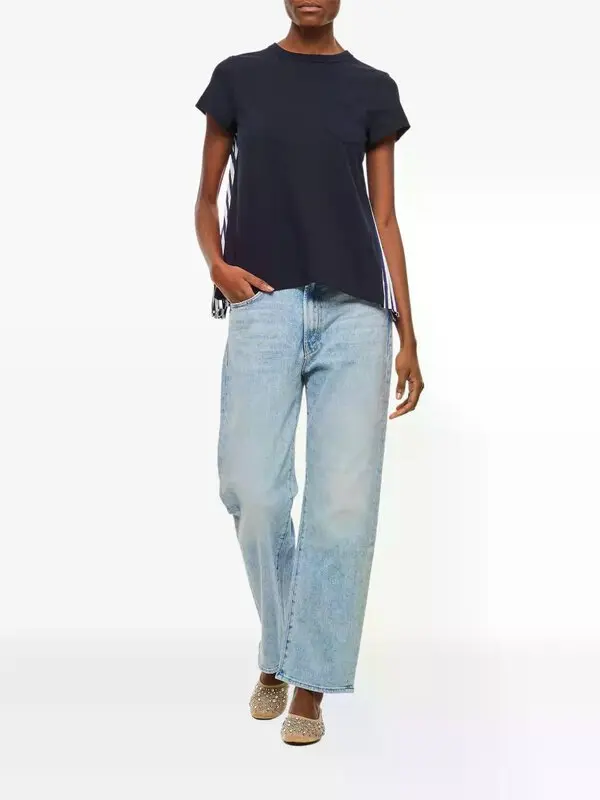 MOTHER The Ditcher Zip Ankle Jeans - Blue