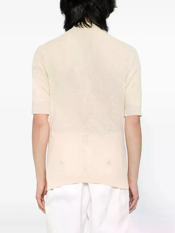 LARDINI Cotton Polo Shirt - Neutrals