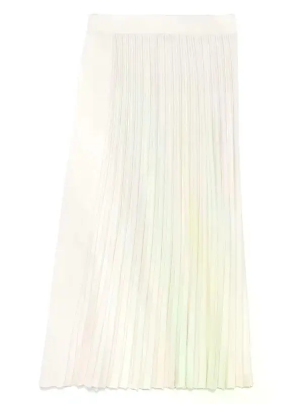 MRZ Plissé Midi Skirt - Neutrals