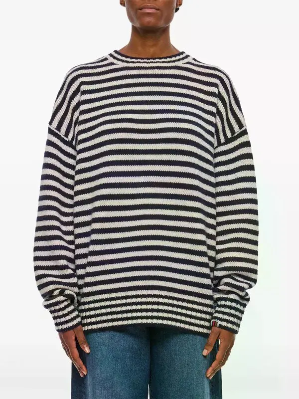 Extreme Cashmere Striped Crew Neck Jumper