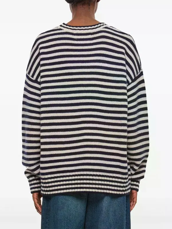 Extreme Cashmere Striped Crew Neck Jumper