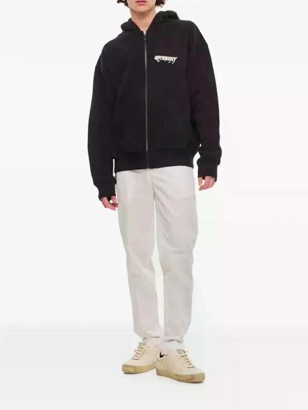 Givenchy World Tour Boxy Fit Hoodie In Fleece
