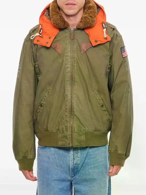Ralph Lauren Military Bomber Jacket - Green