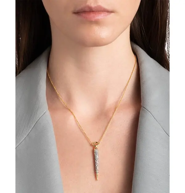 Alexis Bittar Solanelas Crystal Spear Necklace