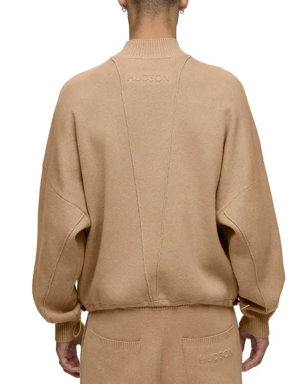 Hudson Jeans Jrue Mock Neck Sweater - Honey