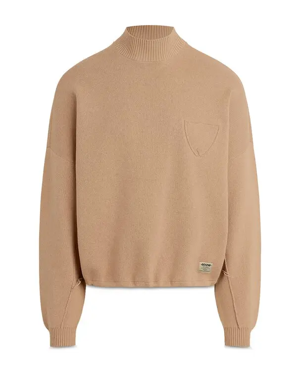 Hudson Jeans Jrue Mock Neck Sweater - Honey