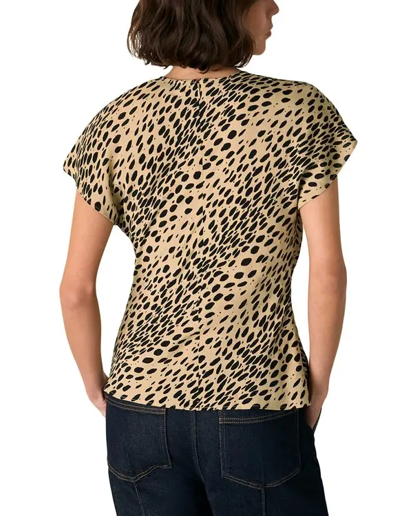 Whistles Animal Spot Printed Blouse