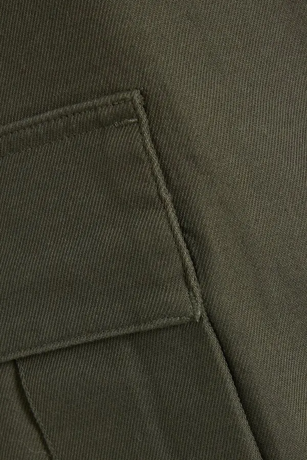 Vince Cotton-blend Twill Skirt