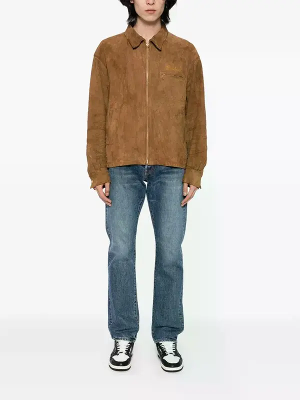 Visvim Zip Fastening Jacket - Brown