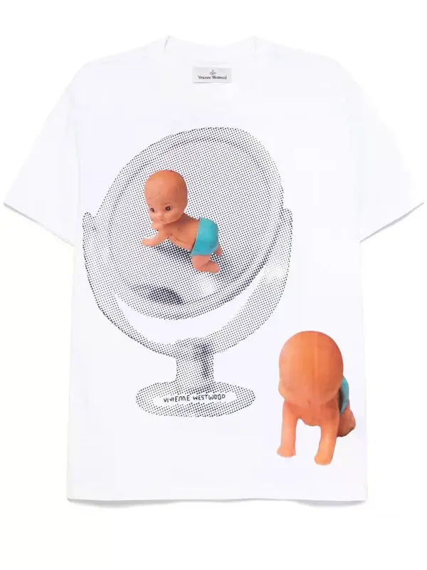 VIVIENNE WESTWOOD Graphic Print T-shirt - White