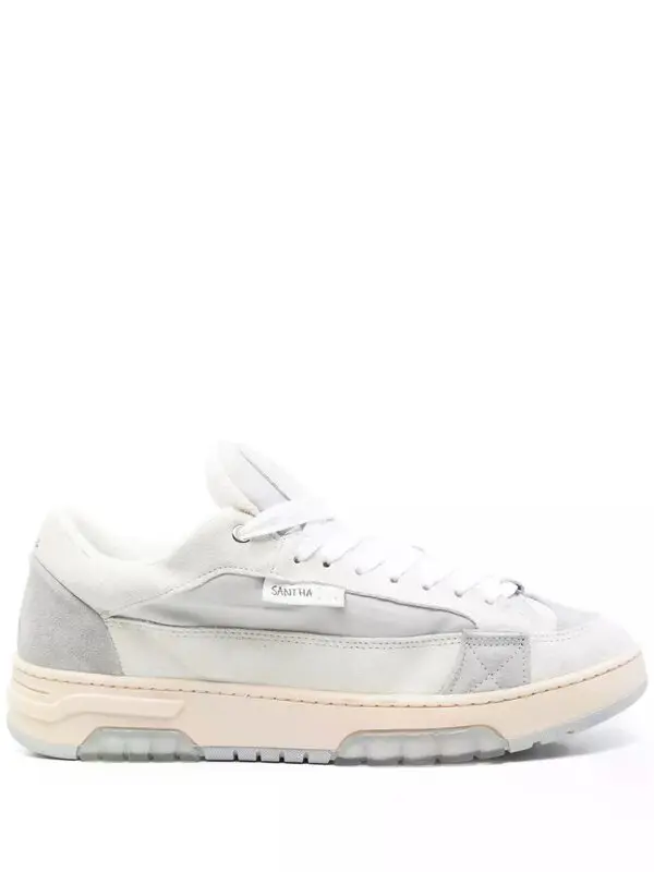 SANTHA Panelled Sneakers - Grey