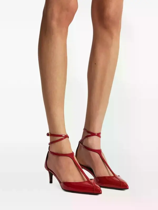 Khaite 45mm Mia Pumps - Red