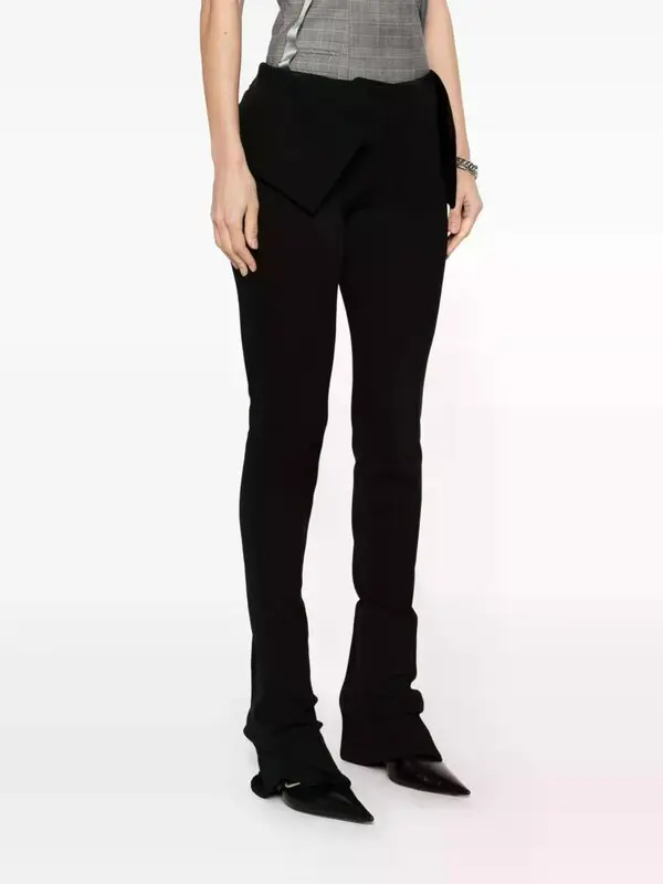Off-White Belt-detail Slim-fit Trousers