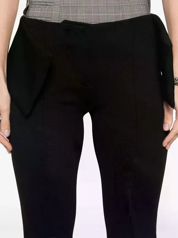 Off-White Belt-detail Slim-fit Trousers