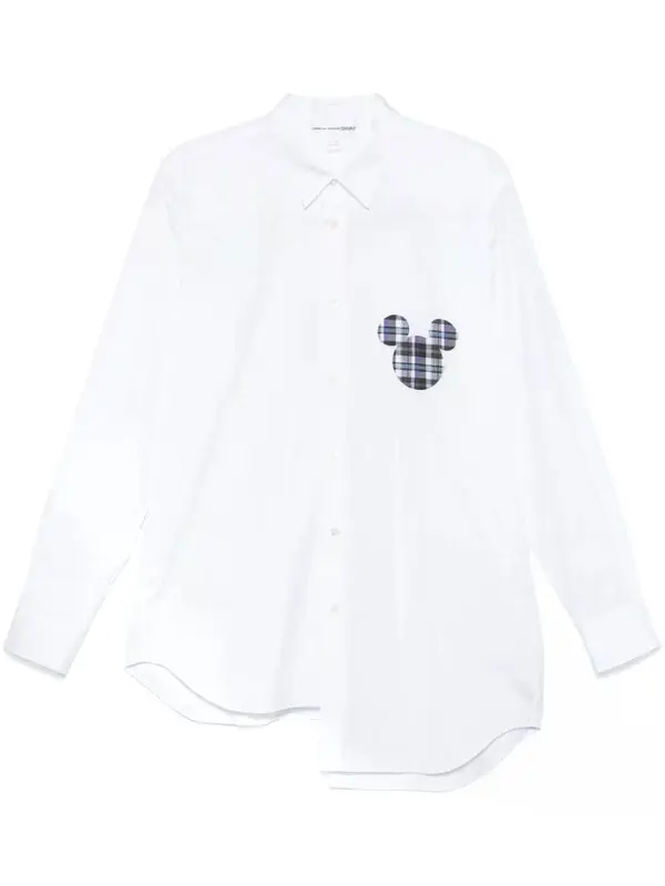 Comme Des Garçons X Disney Mickey-print Shirt