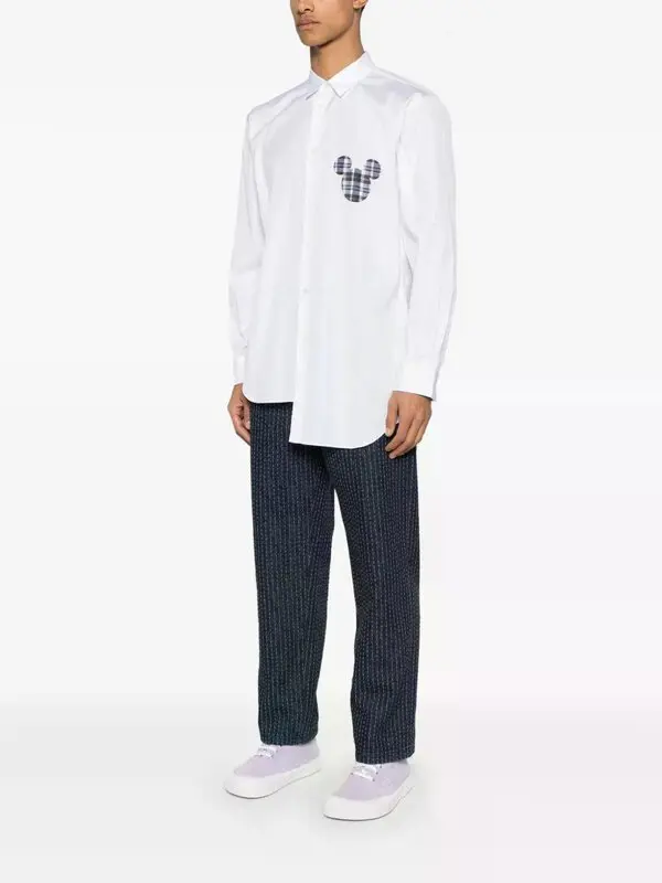 Comme Des Garçons X Disney Mickey-print Shirt