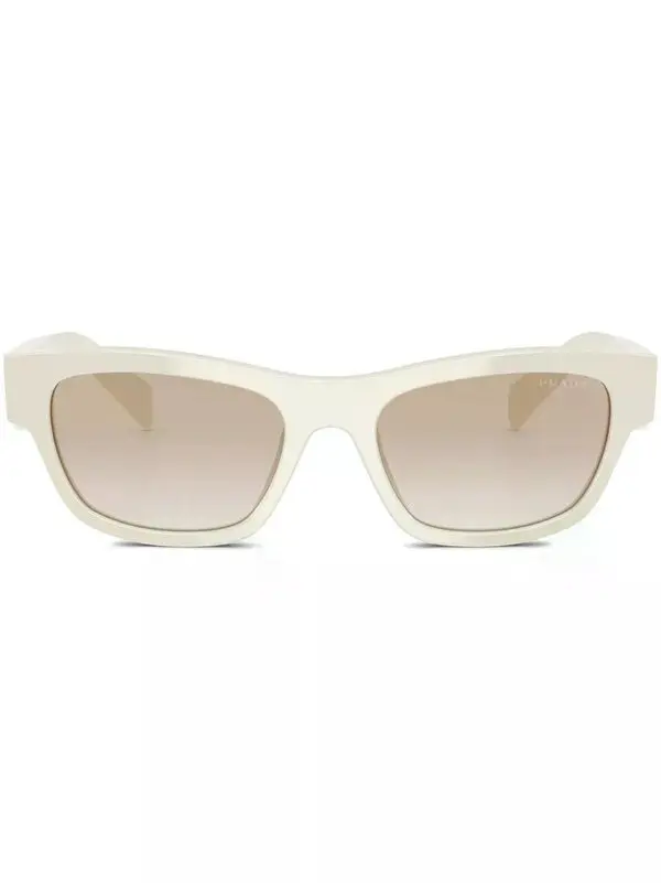 Prada Rectangle-frame Sunglasses - Neutrals