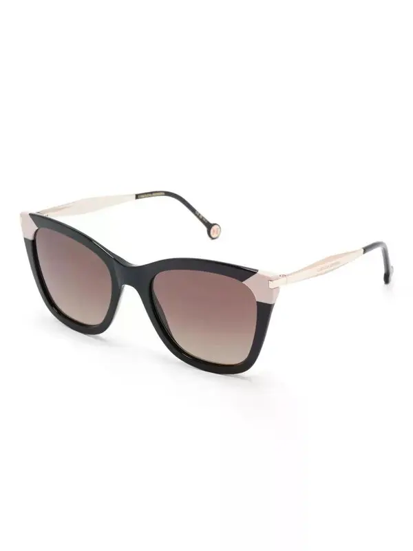 Carolina Herrera Butterfly Frame Sunglasses - Black