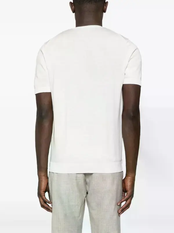 ERALDO Knitted T-shirt - White