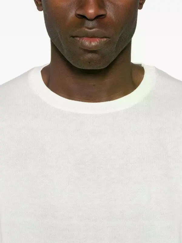 ERALDO Knitted T-shirt - White