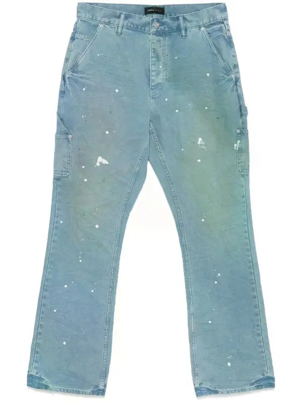 PURPLE BRAND Paint-splatter Trousers
