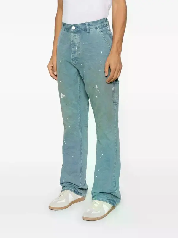 PURPLE BRAND Paint-splatter Trousers