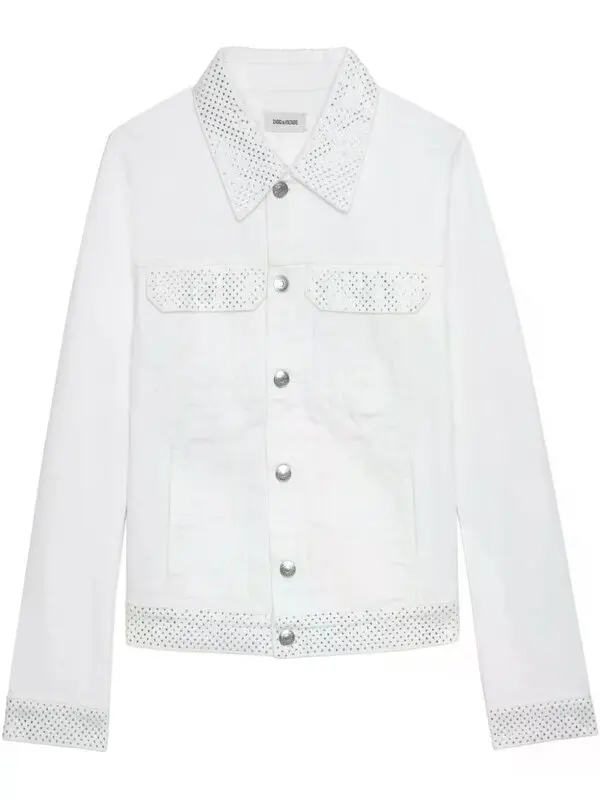 Zadig&Voltaire Kioky Denim Jacket - White