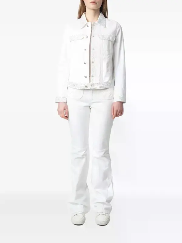 Zadig&Voltaire Kioky Denim Jacket - White