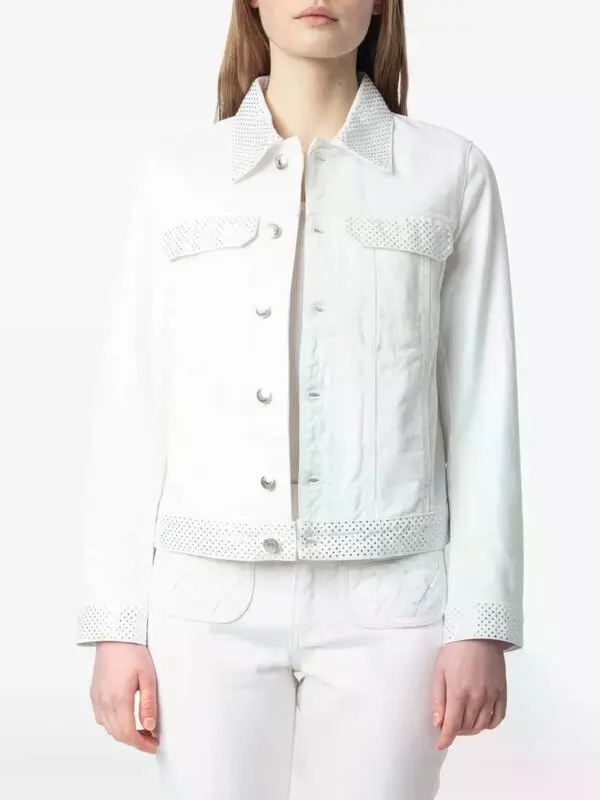 Zadig&Voltaire Kioky Denim Jacket - White