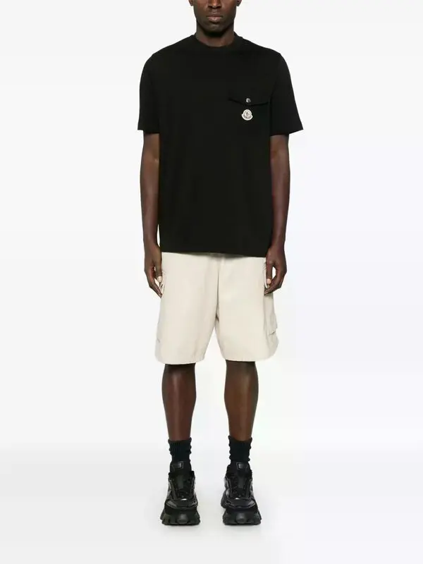 Moncler Logo-patch T-shirt - Black