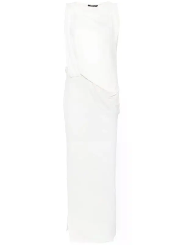 Jacquemus The Peplo Maxi Dress - White