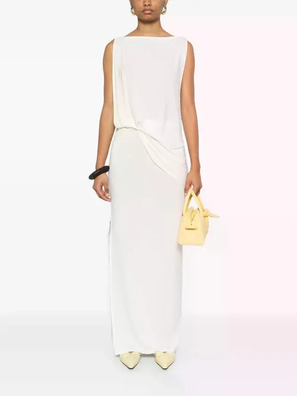 Jacquemus The Peplo Maxi Dress - White