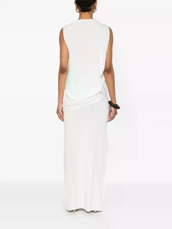 Jacquemus The Peplo Maxi Dress - White